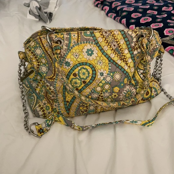 Vera Bradley | Bags | Vera Bradley Lemon Parfait Shoulder Bag | Poshmark